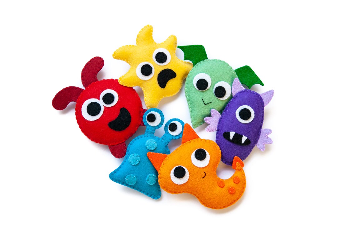 Pattern Cute Monsters PDF Digital Sewing Tutorial Download | Etsy