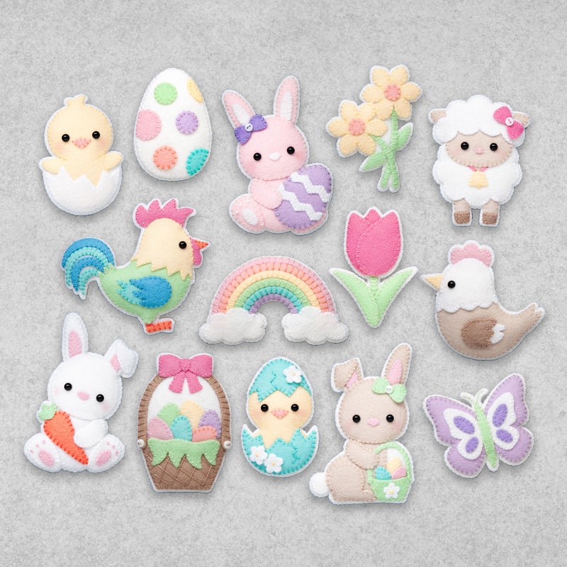 Felt Easter Calendar - Etsy