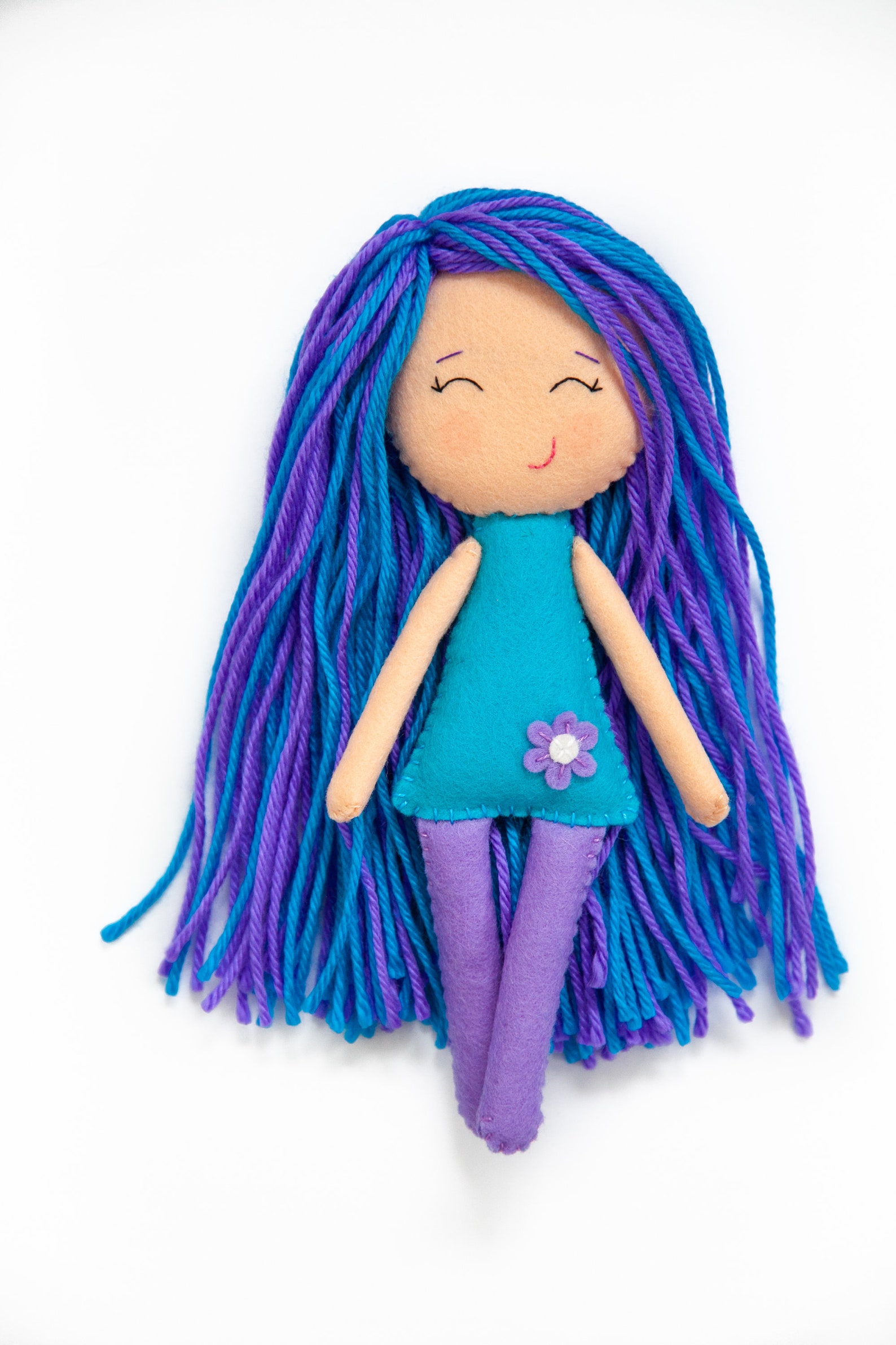 Pattern Felt Plush Doll PDF Digital Sewing Tutorial - Etsy