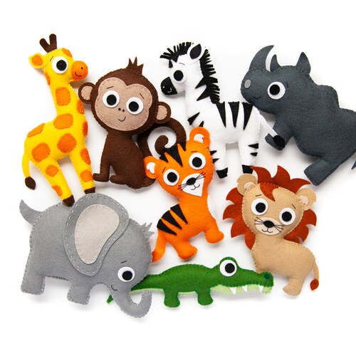 Felt Monkey Pattern PDF Tutorial Monkey Plush Sewing Tutorial - Etsy