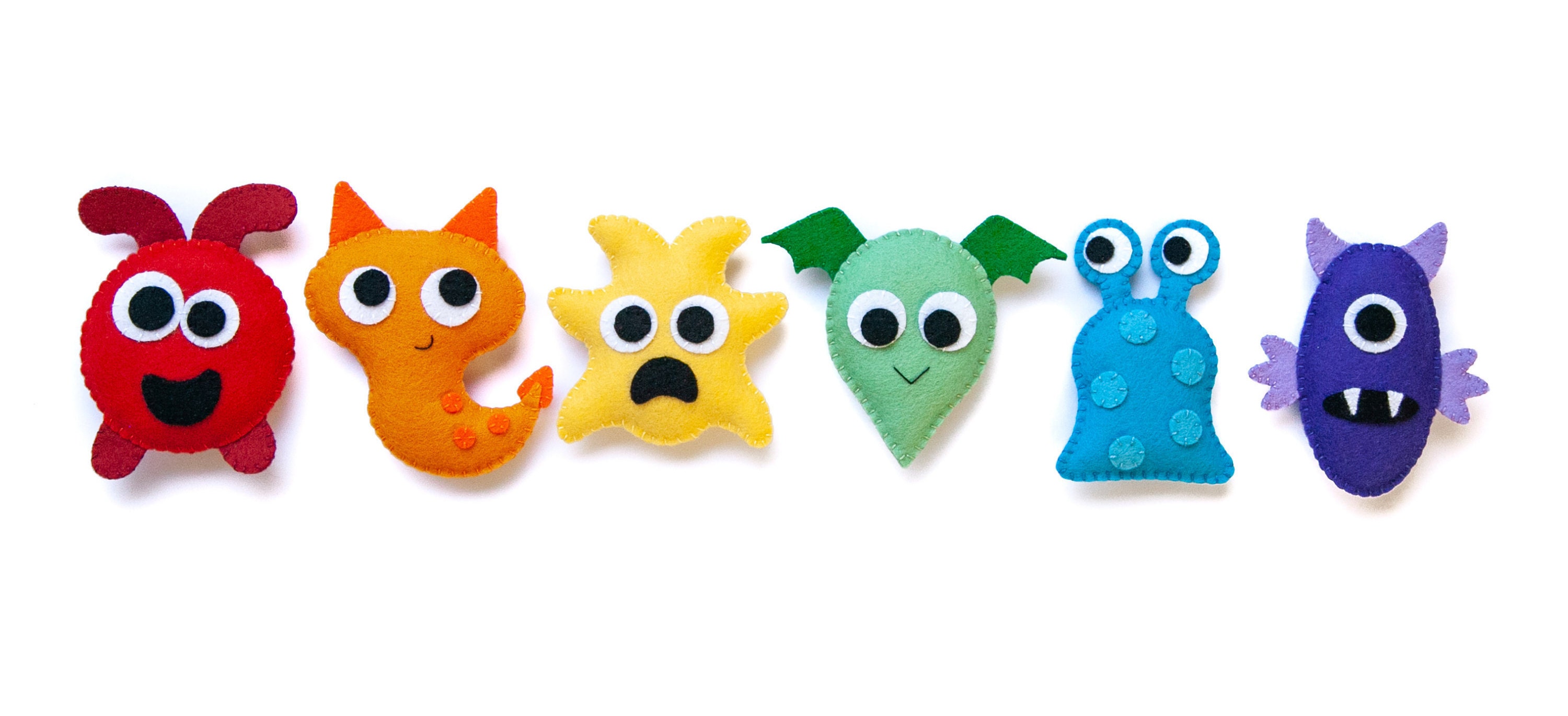 Pattern Cute Monsters PDF Digital Sewing Tutorial Download | Etsy