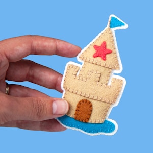 Felt Tropical Beach Ornaments Sewing Pattern (PDF Digital Download With ...