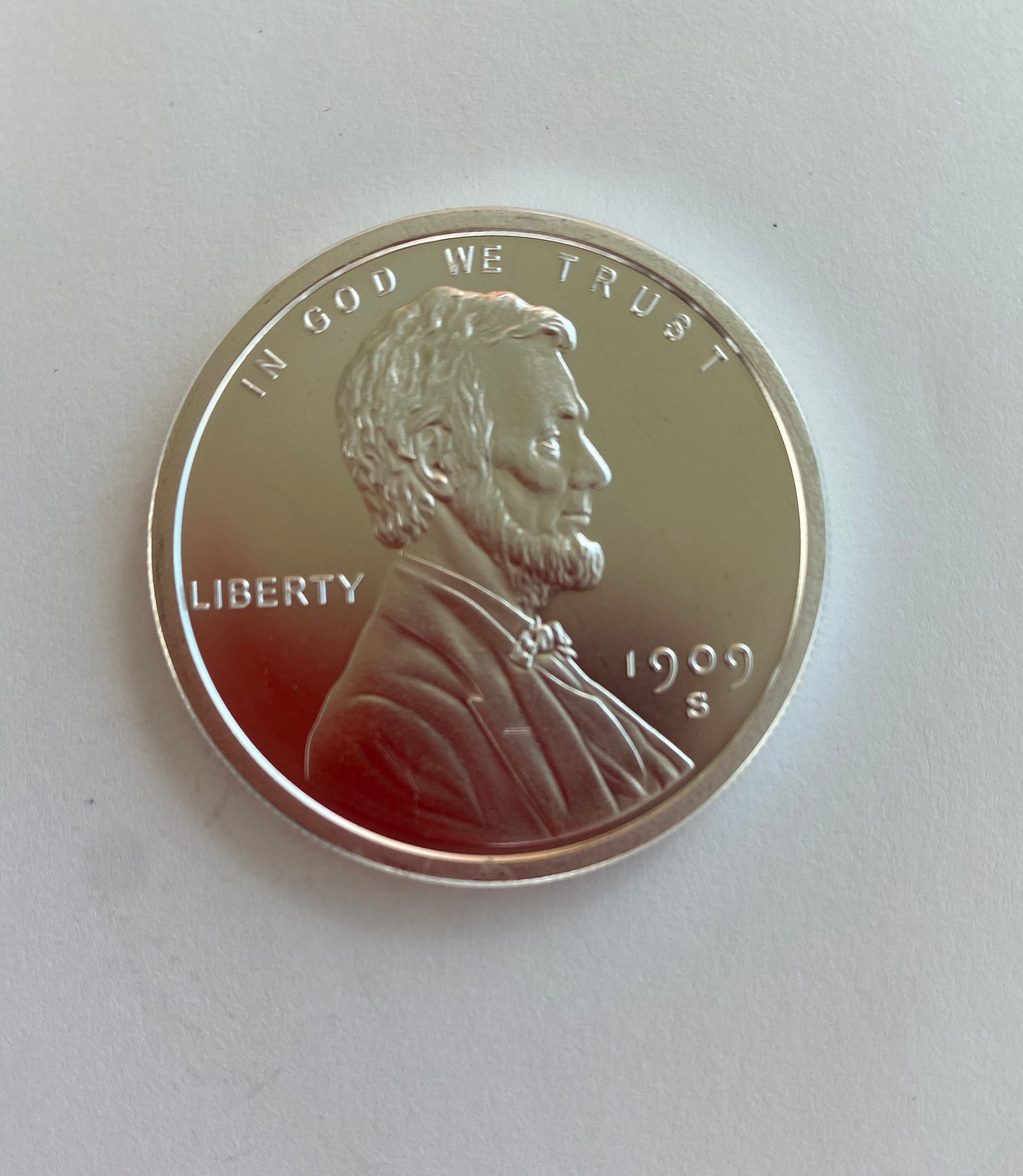 1 Oz .999 Silver Lincoln Cent - Etsy