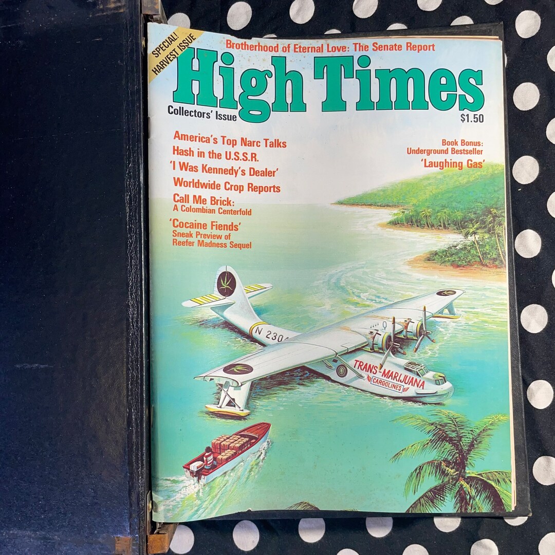 Vintage High Times Binder No. 1 issues No. 2 12, 1974 1976 - Etsy