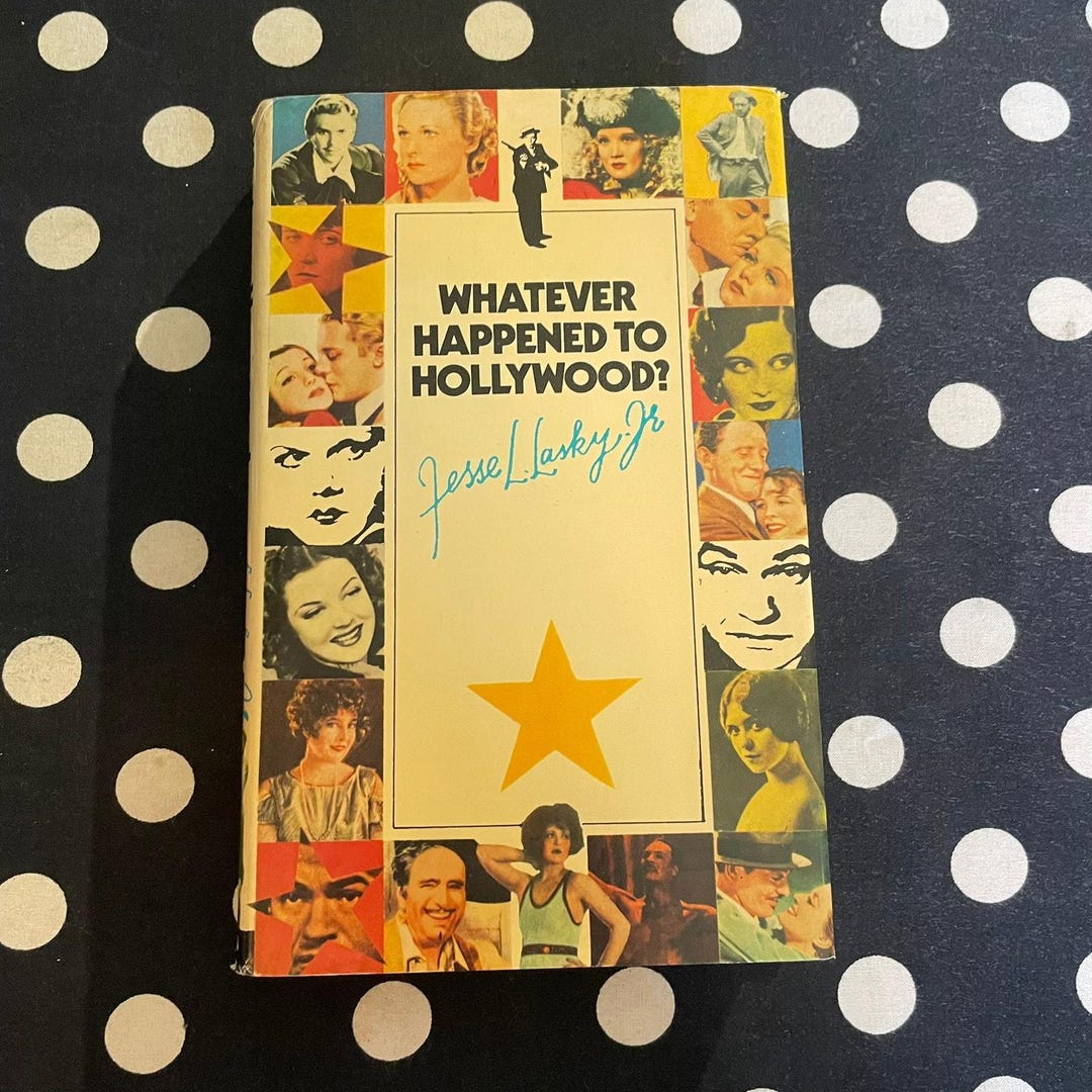 Whatever Happened to Hollywood by Jesse L. Lasky Jr. (1973 UK Hardcover ...