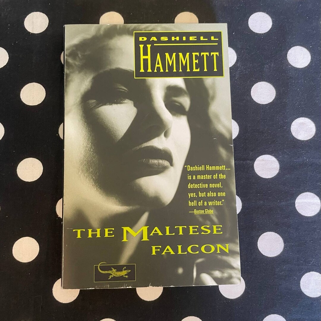The Maltese Falcon by Dashiell Hammett 1992 Black Lizard - Etsy