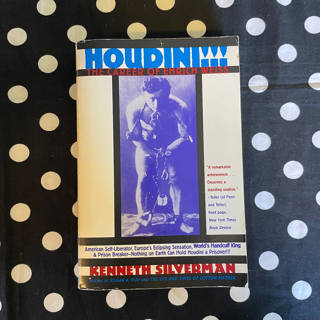 Houdini: the Career of Ehrich Weiss by Kenneth Silverman 1997 Softcover ...