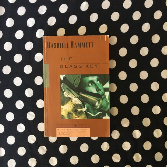 The Glass Key by Dashiell Hammett 1989 Vintage Books | Etsy