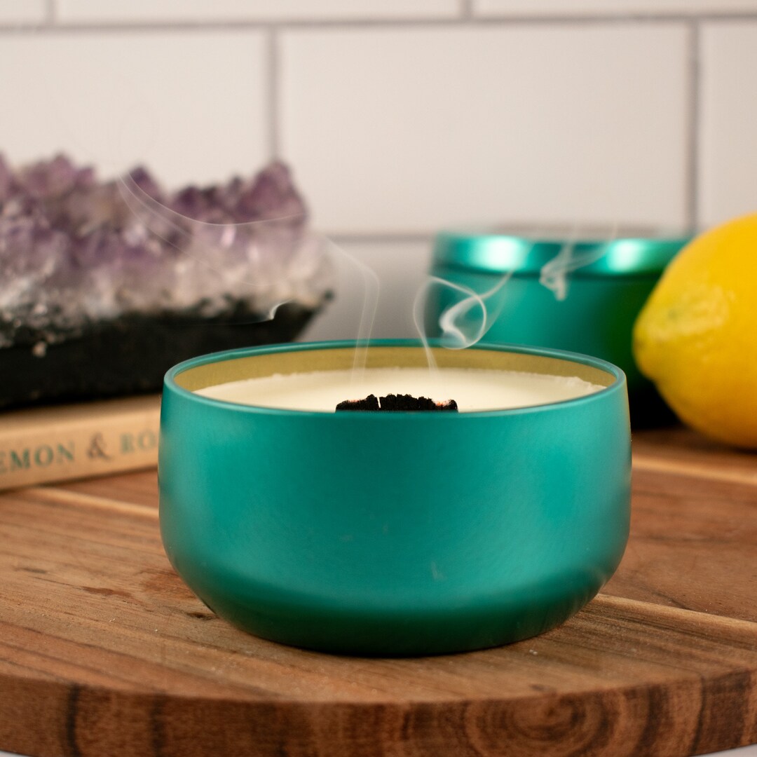 Refresh: Energize & Purify Candle, Soy Wax Candle, Wood Wick Candle ...