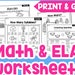 ELA & Math ESY and Homeschool Summer Worksheets - Etsy UK