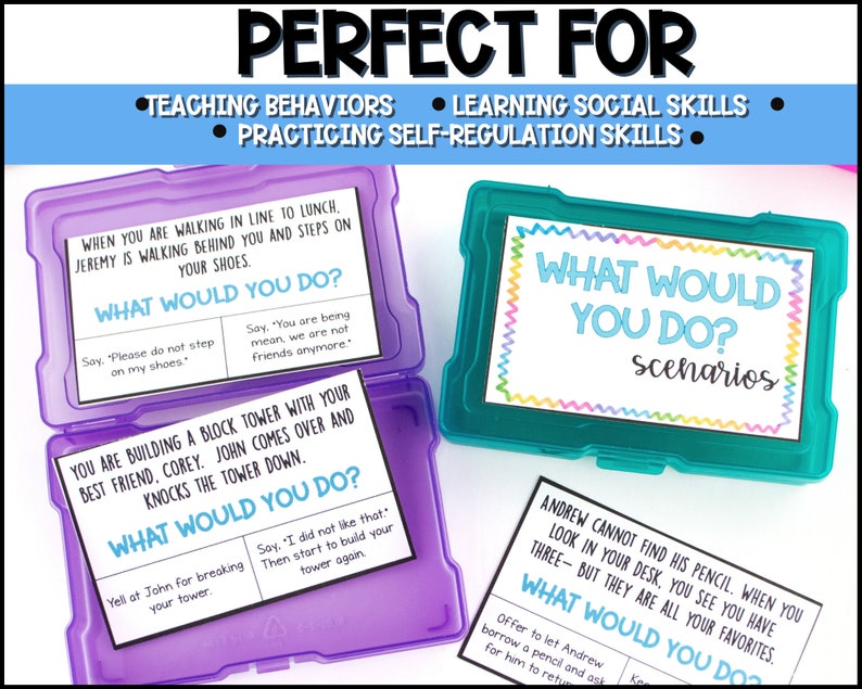 Social Emotional Learning Task Boxes - Etsy