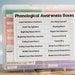 Phonological Awareness Task Boxes - Etsy