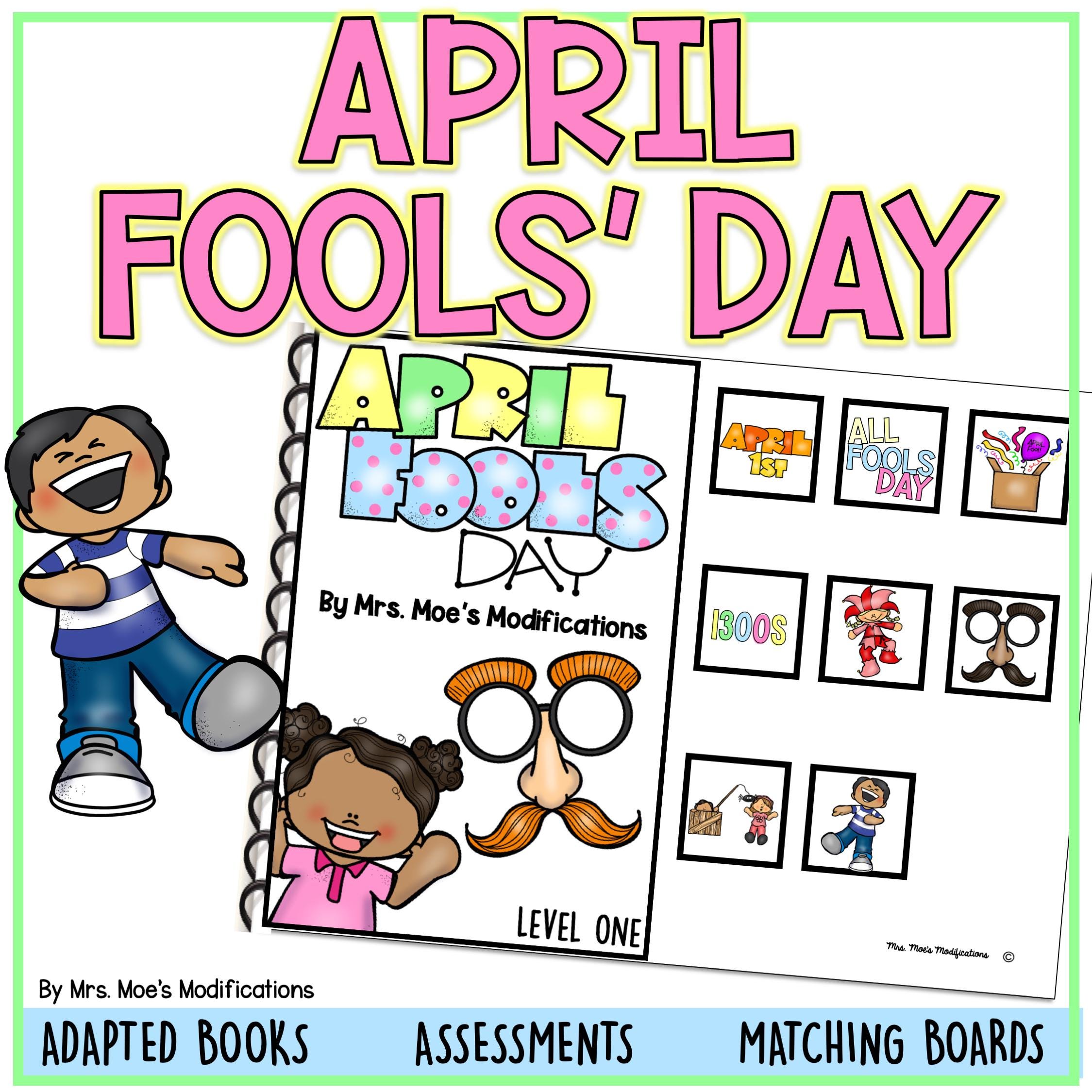 April Fools' Day- Adapted Book - Etsy