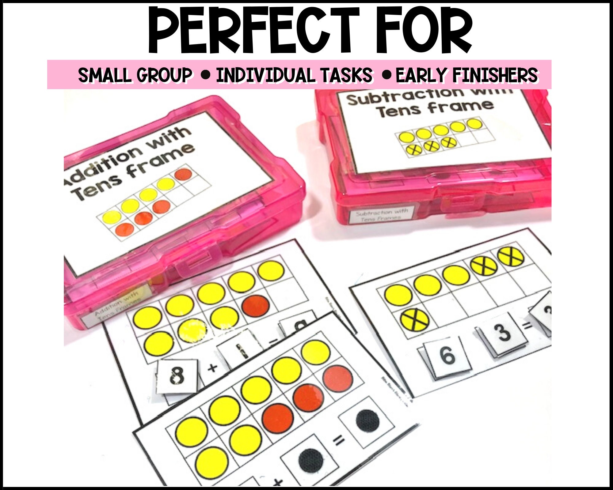 Math Task Boxes {set One} - Etsy
