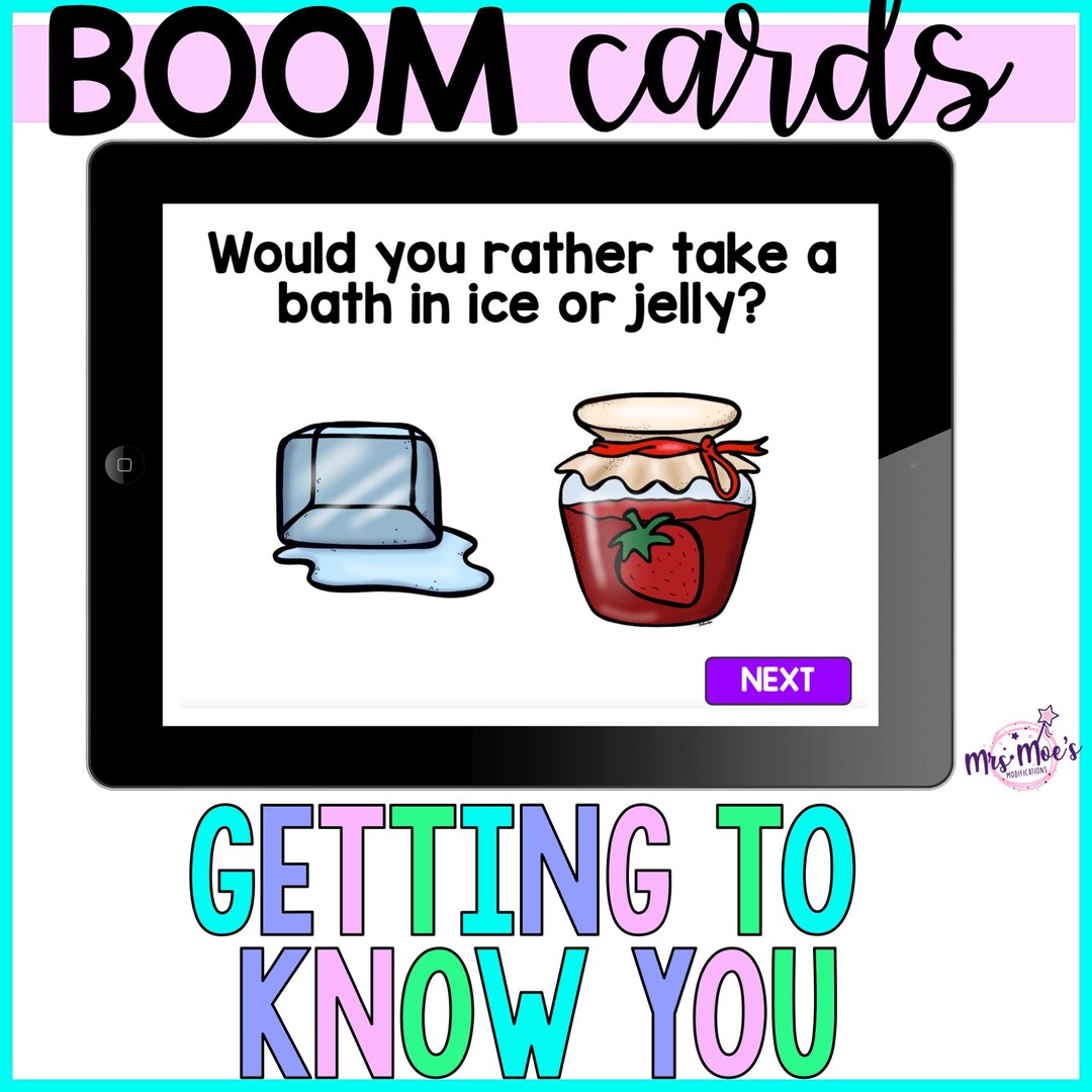Ice Breaker Activity | Getting to Know You | Boom Cards | Back to ...