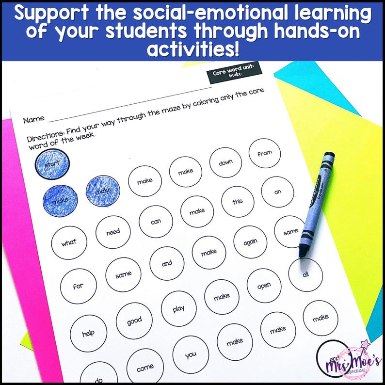 Social Emotional Visual Supports and Activities - Etsy
