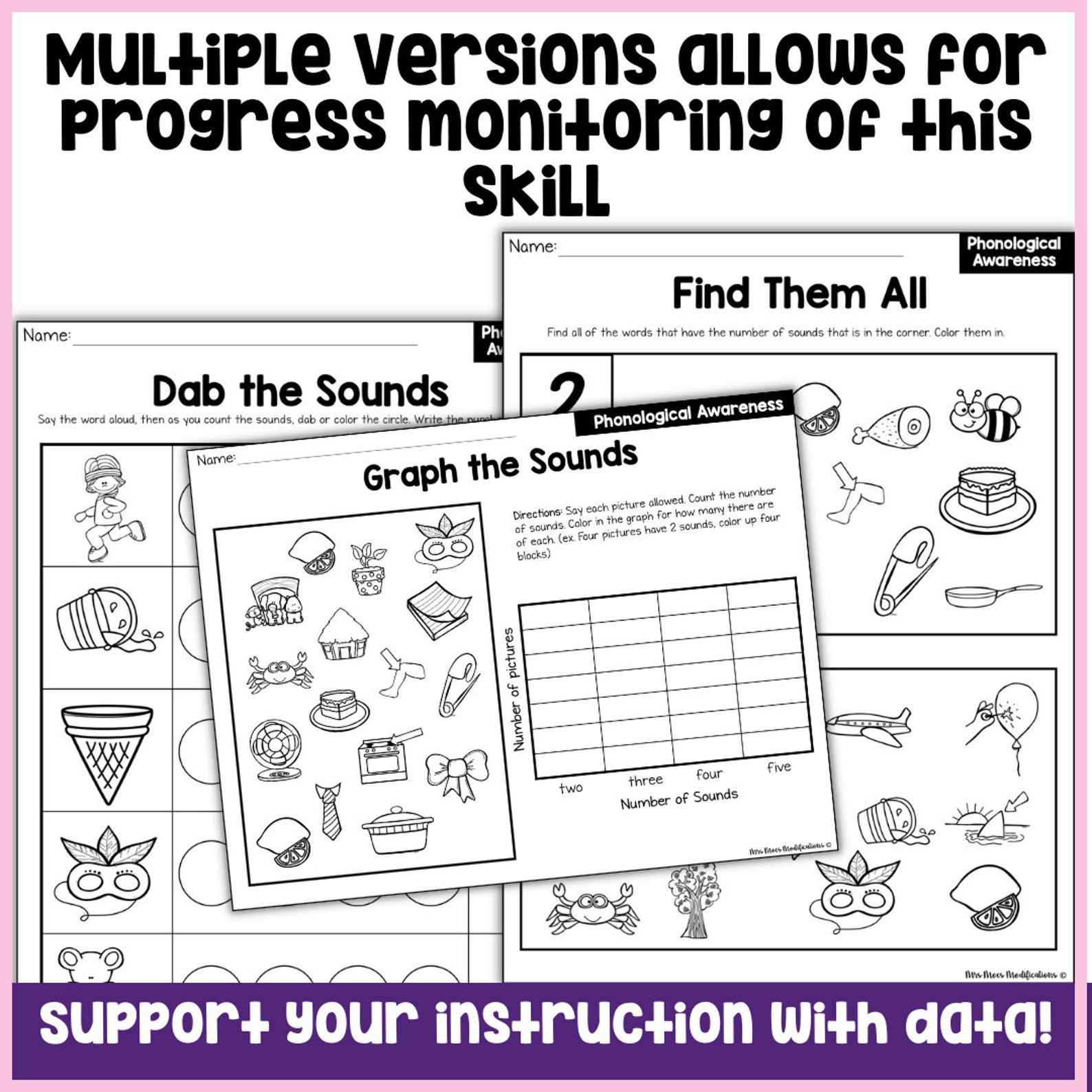 Phoneme Isolation: Phonological Awareness Worksheets Science of Reading ...