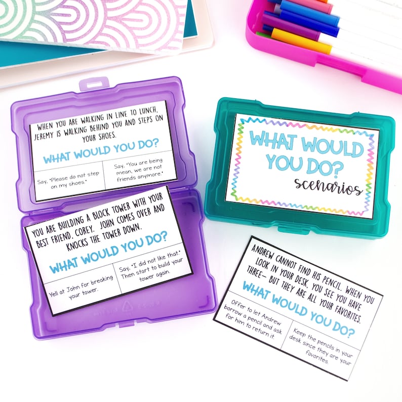 Social Emotional Learning Task Boxes - Etsy