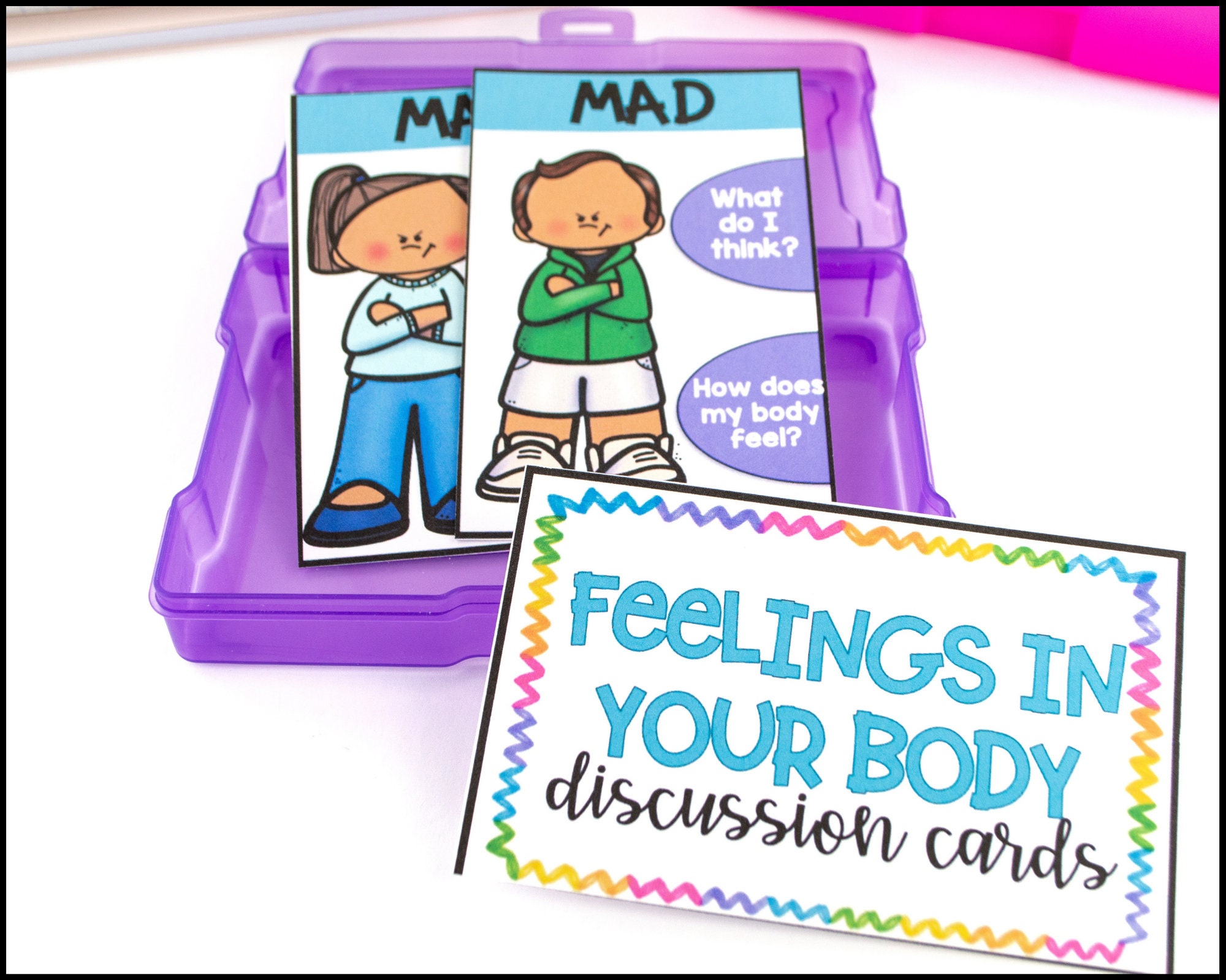 Social Emotional Learning Task Boxes - Etsy