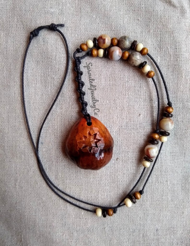 Rustic Necklace Necklace Rustic Jewelry Avocado Jewelry Avocado Avocado ...