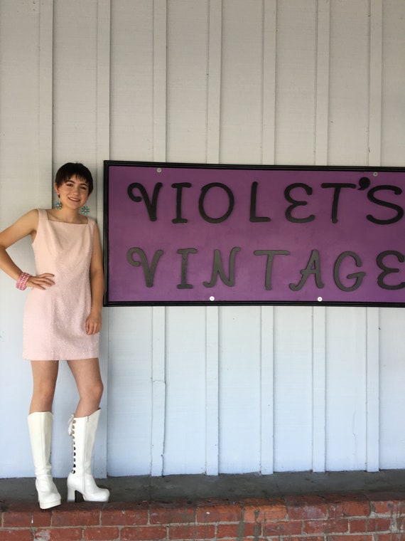 1960s Beaded Mini Go-go Dress | Etsy