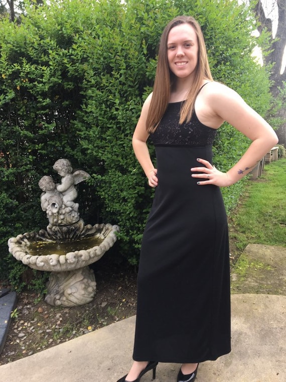 Vintage 1970s Disco/Prom Dress - Gem