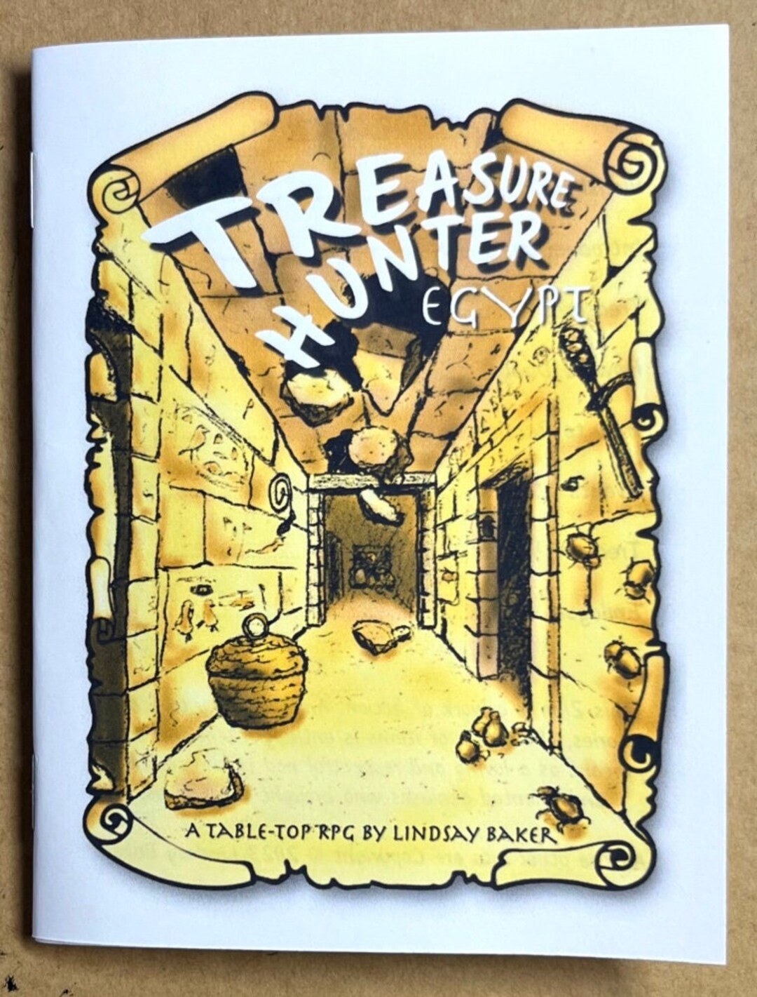 Treasure Hunter Egypt TTRPG Zine (table-top Role Playing Game). A Fun ...