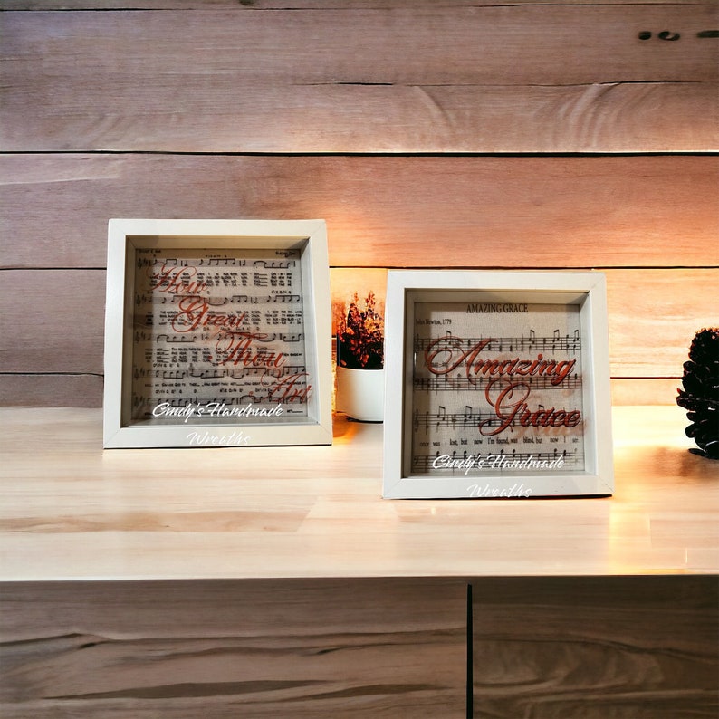Shadow Box, Amazing Grace Shadow Box, How Great Thou Art Shadow Box ...