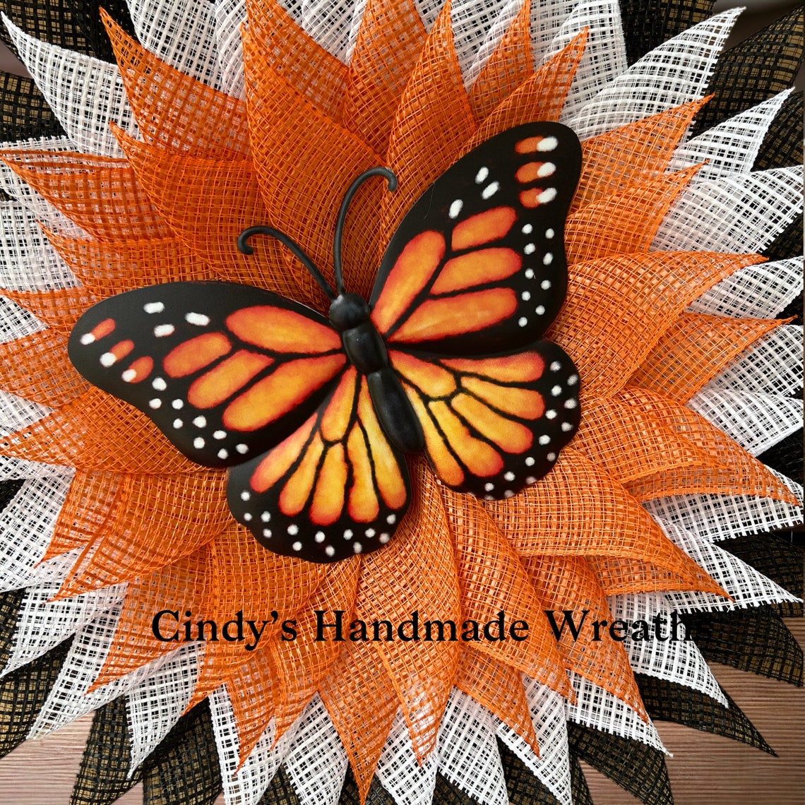 Monarch Butterfly Wreath, Butterfly Wreath, Home Décor, Farmhouse Décor ...