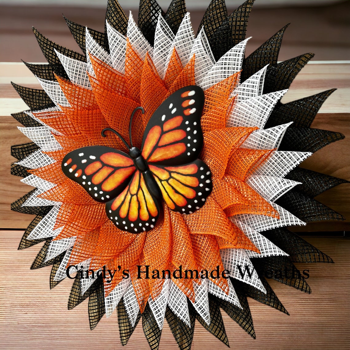 Monarch Butterfly Wreath, Butterfly Wreath, Home Décor, Farmhouse Décor ...