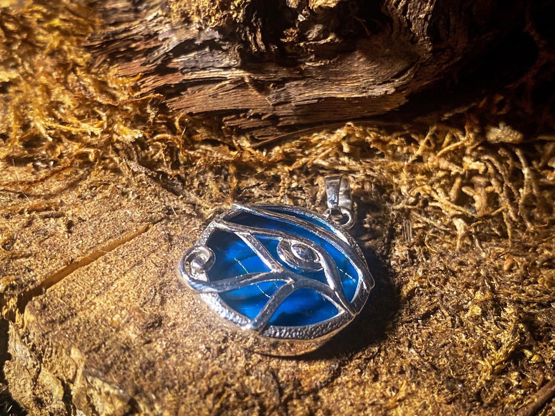 Goddess Designs / Detailed Eye of Horus With Blue Abalone Shell ...