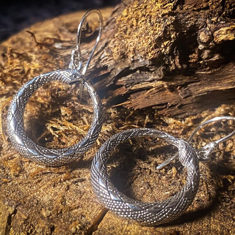 Ouroboros Earring - Etsy