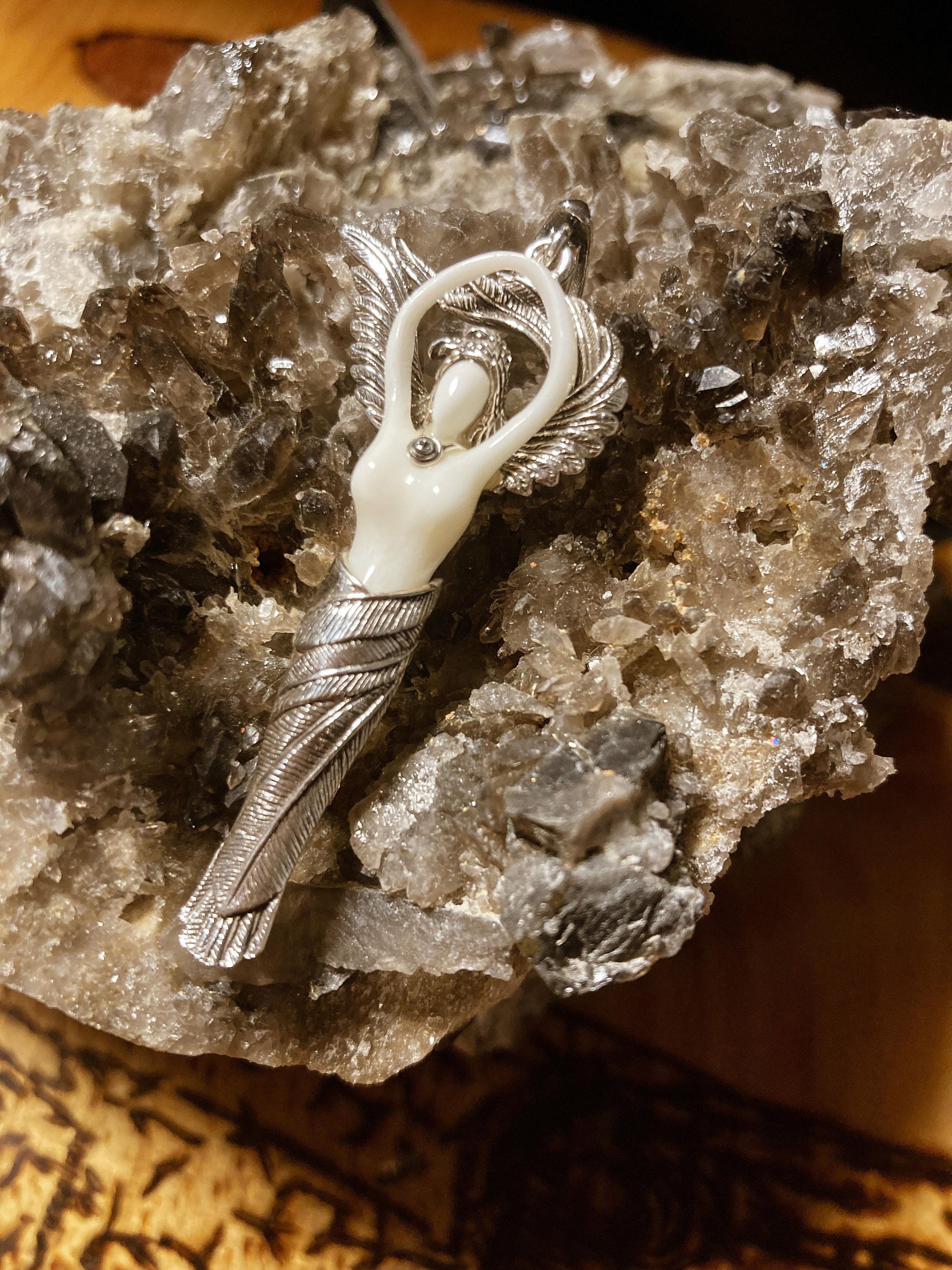 Goddess Designs / Detailed Raven Bone Goddess Sterling Silver - Etsy