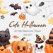 Watercolor Halloween Clipart, Cartoon Monsters, Digital Download ...
