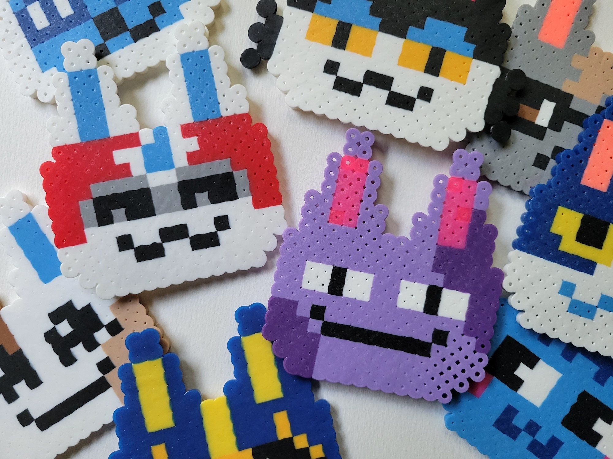 Animal Crossing Cat Villagers Perler Bead Art | Fuse Bead Pixel Art - Etsy