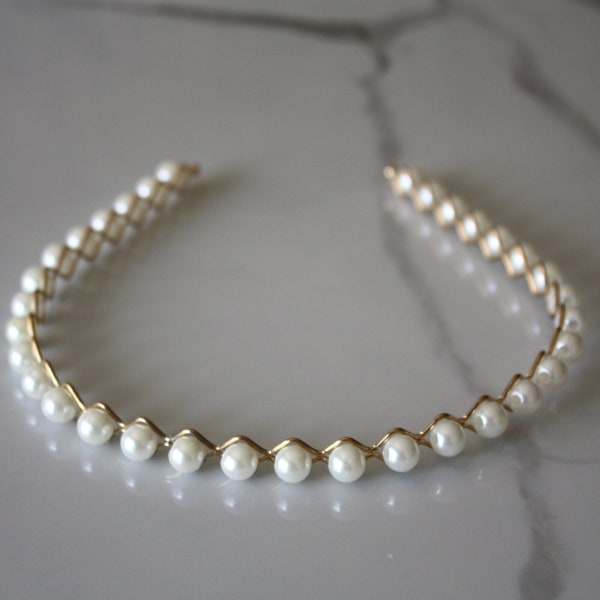 Pearl Headband - Etsy