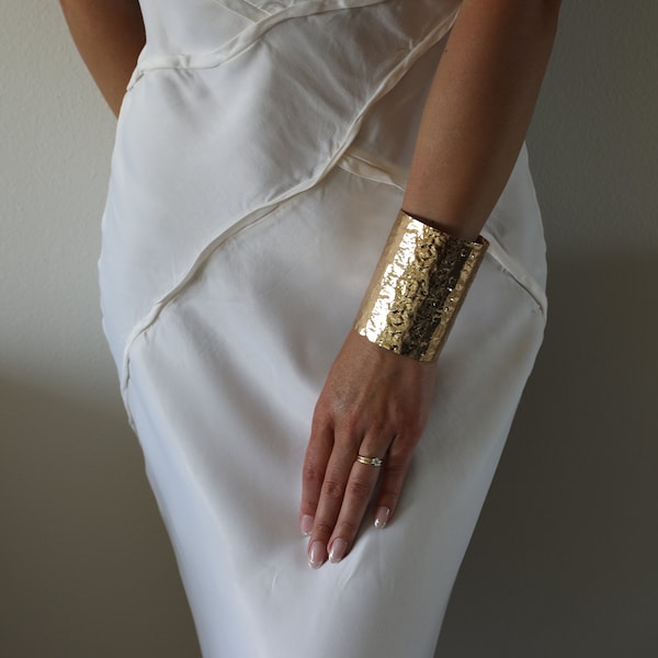 Gold Arm Cuff - Etsy