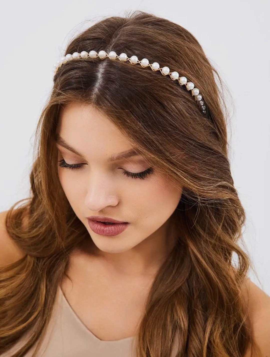 Pearl Hair Accessories, Bridal Headpiece, Bridal Pearl Headband, Pearl ...
