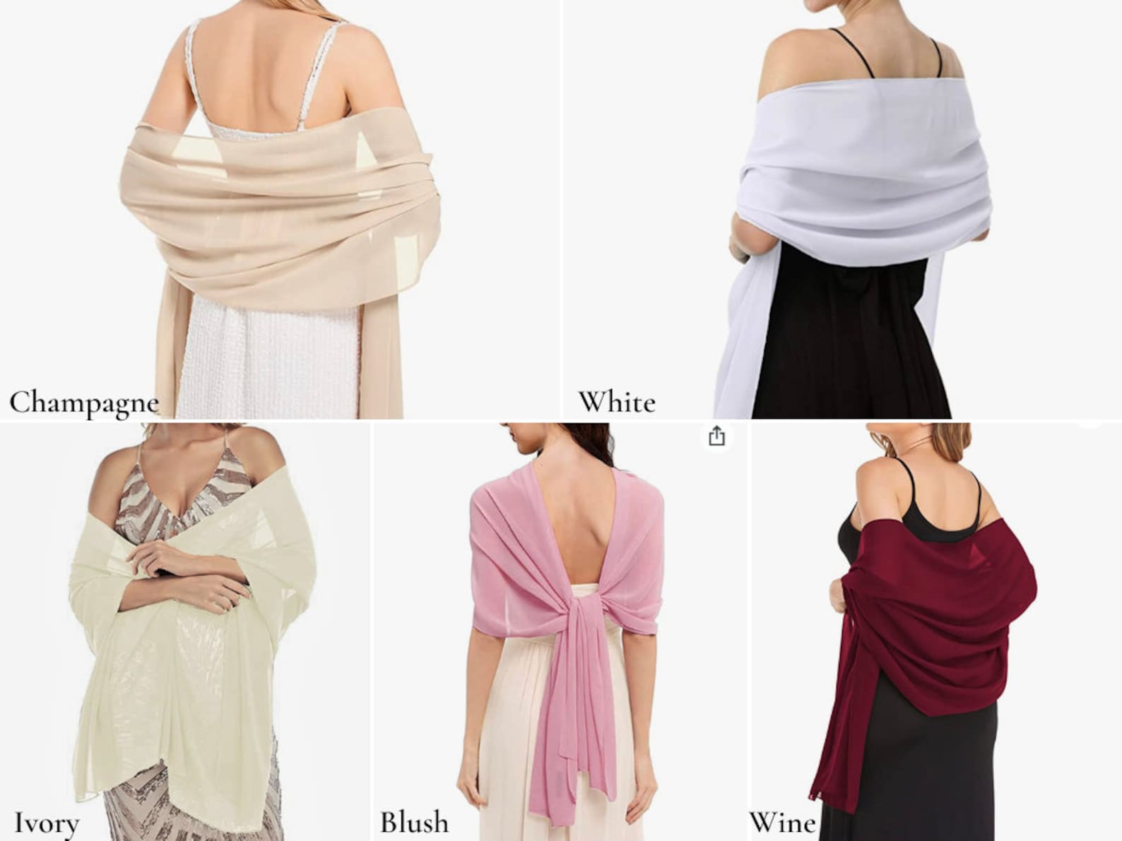 Evening Chiffon Stole Evening Wrap Pink Evening Shawl - Etsy