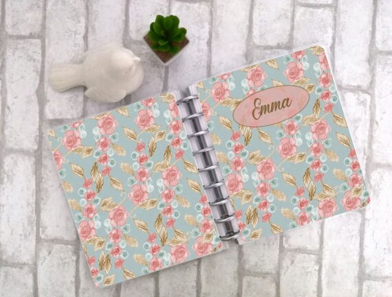 CUSTOM With Name Disc Bound PLANNER COVER Old Fashioned - Etsy