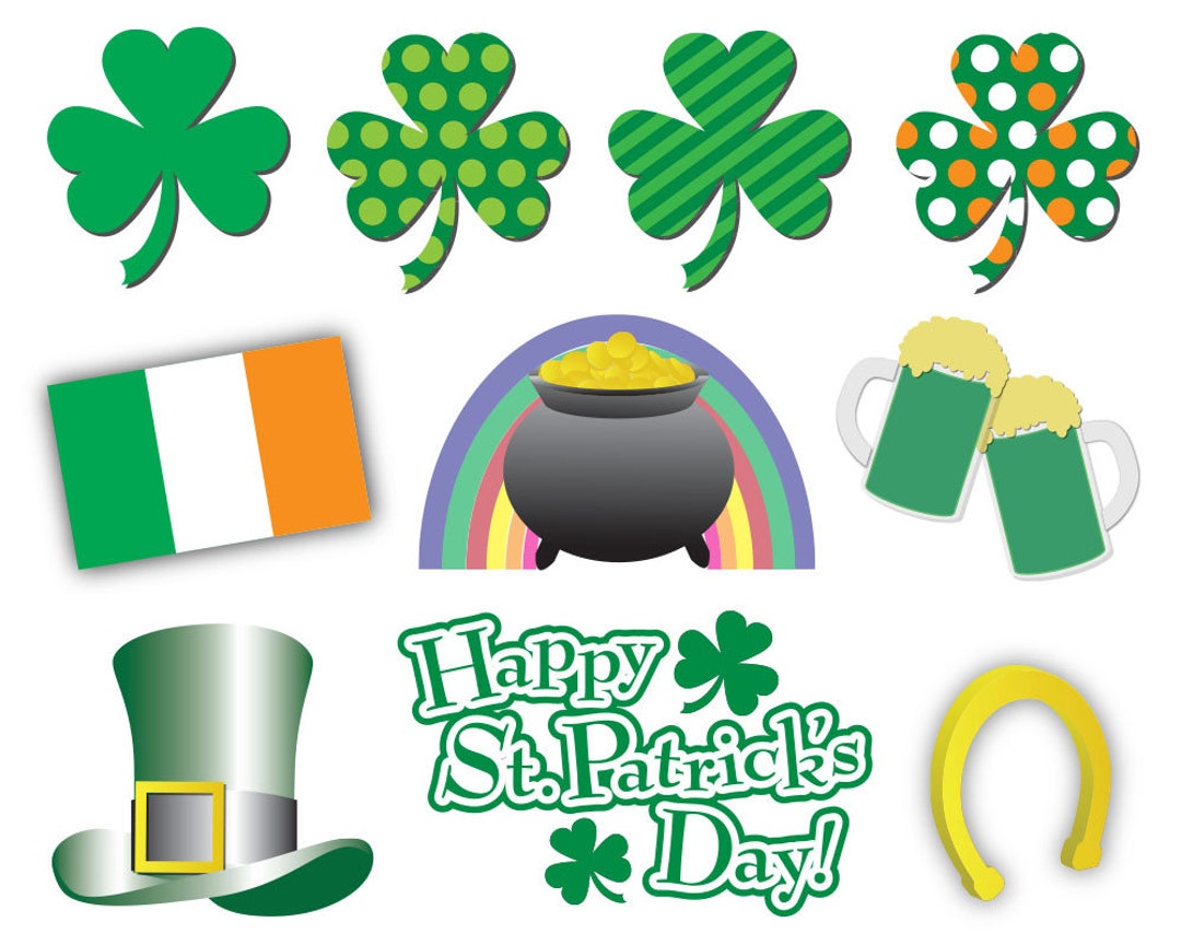 St. Patrick's Day Clip Art - Etsy