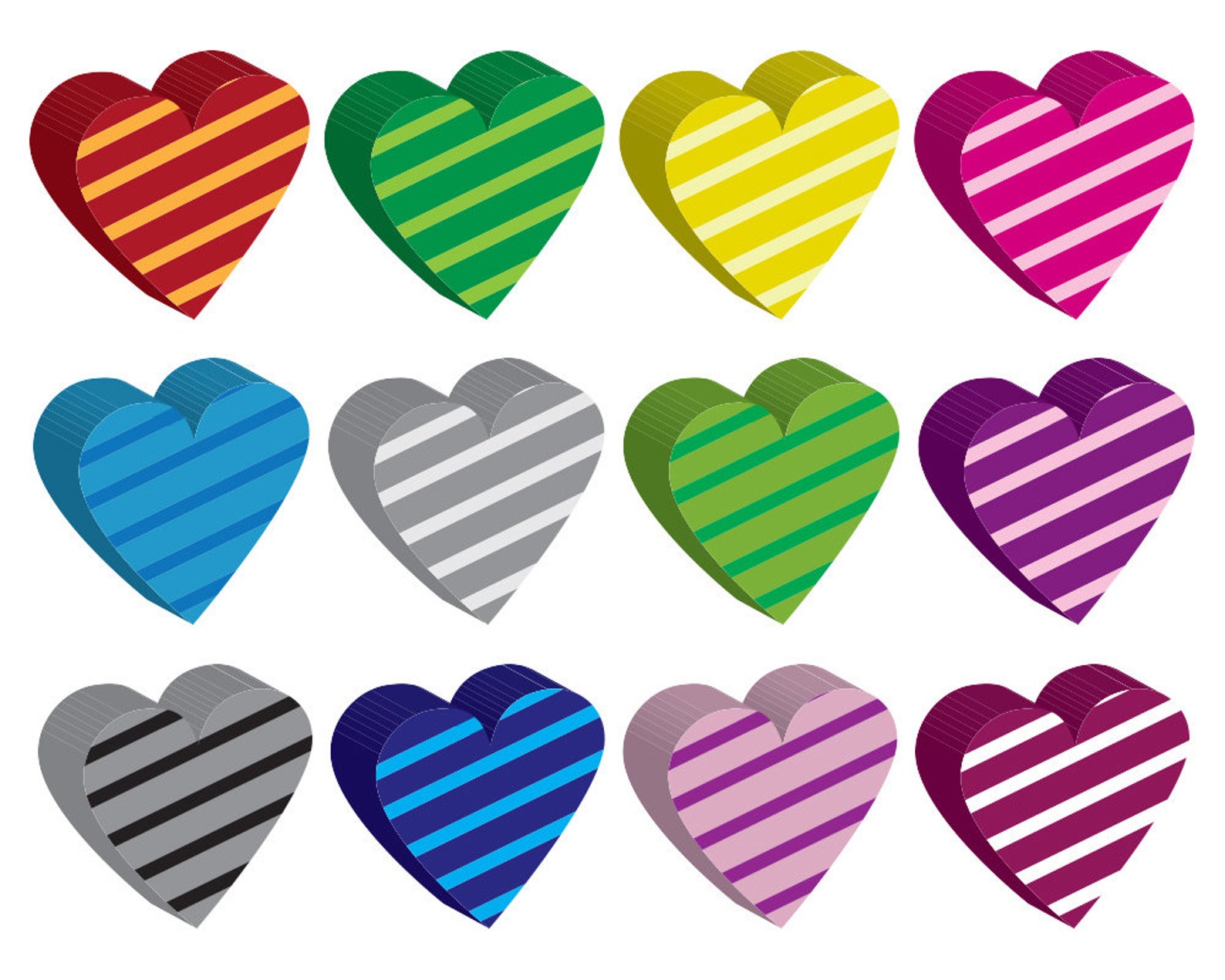 Heart Clip Art - Etsy