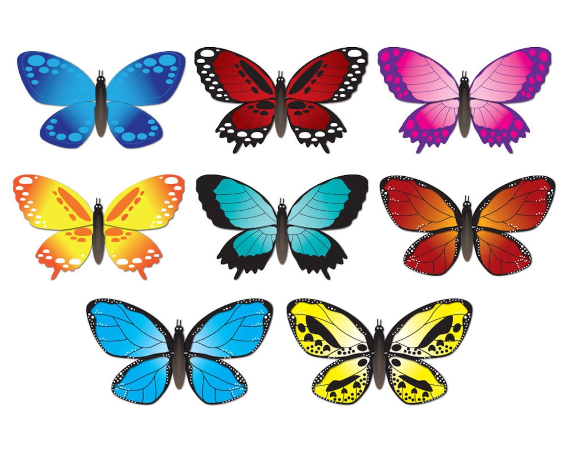 Butterfly Clip Art - Etsy