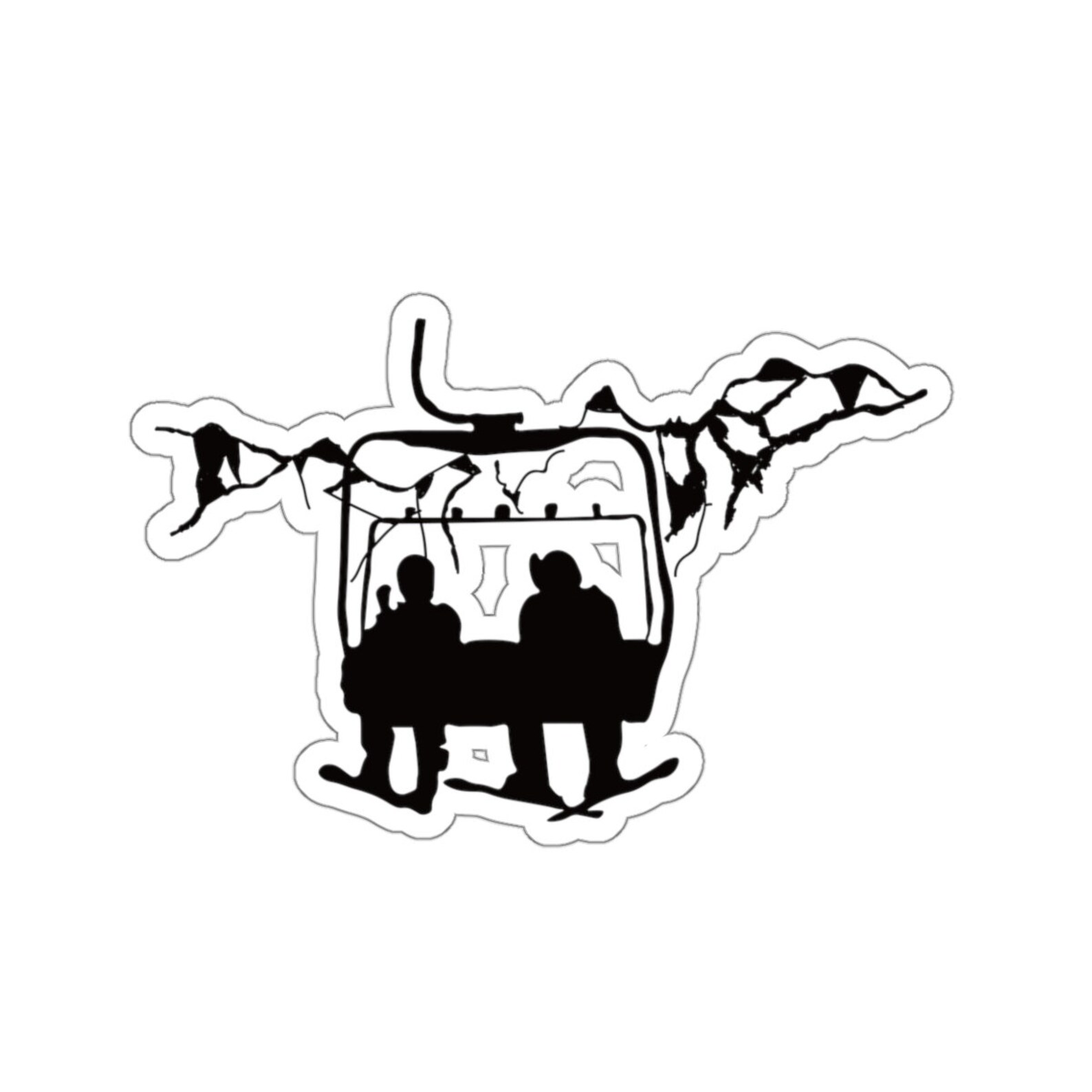 Ski Lift Decal // Ski Lift Sticker - Etsy