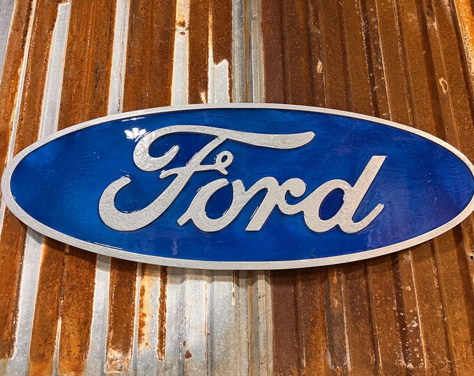 CNC Machined Epoxy Ford Sign - Etsy