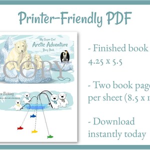 Arctic Quiet Book, Educational Busy Book, Toddler Learning Activities ...