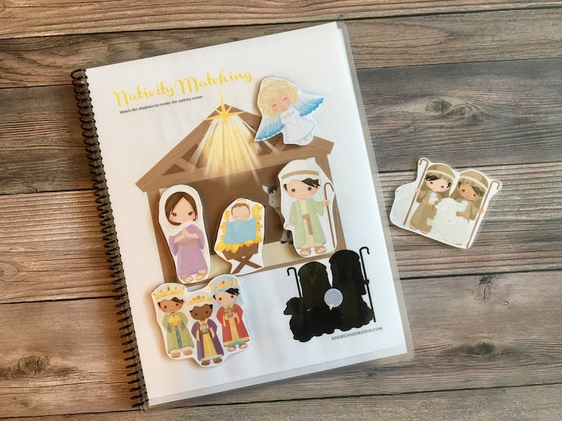 Printable Preschool Nativity Busy Book Christmas Learning - Etsy