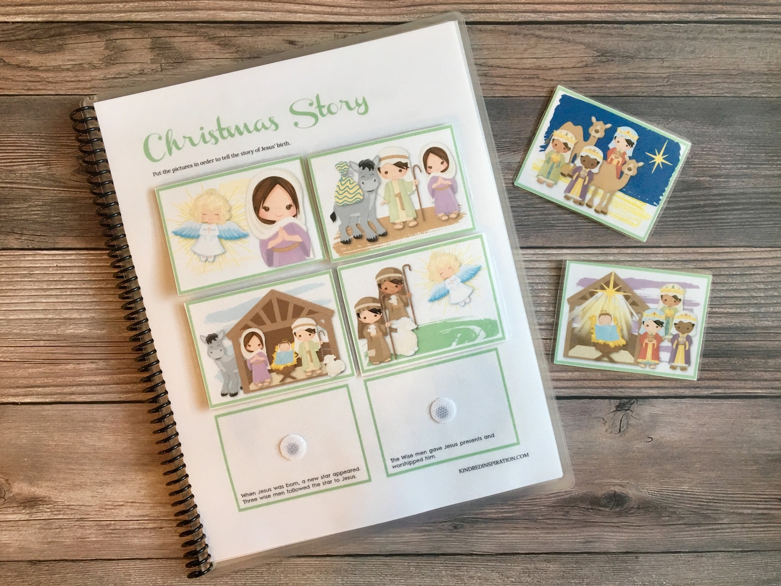 Printable Preschool Nativity Busy Book, Christmas Learning Binder, DIY ...