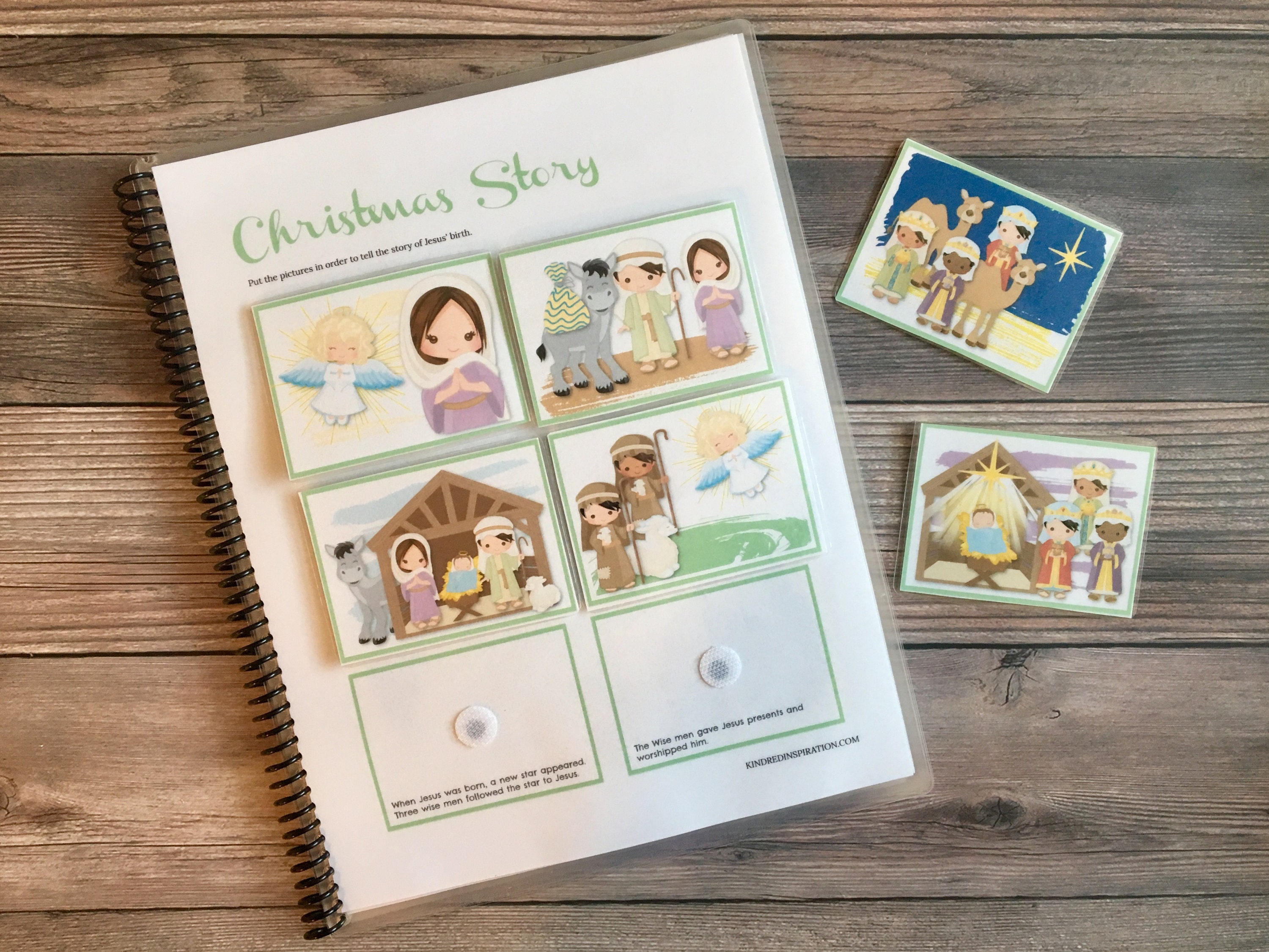 Printable Preschool Nativity Busy Book, Christmas Learning Binder, DIY ...