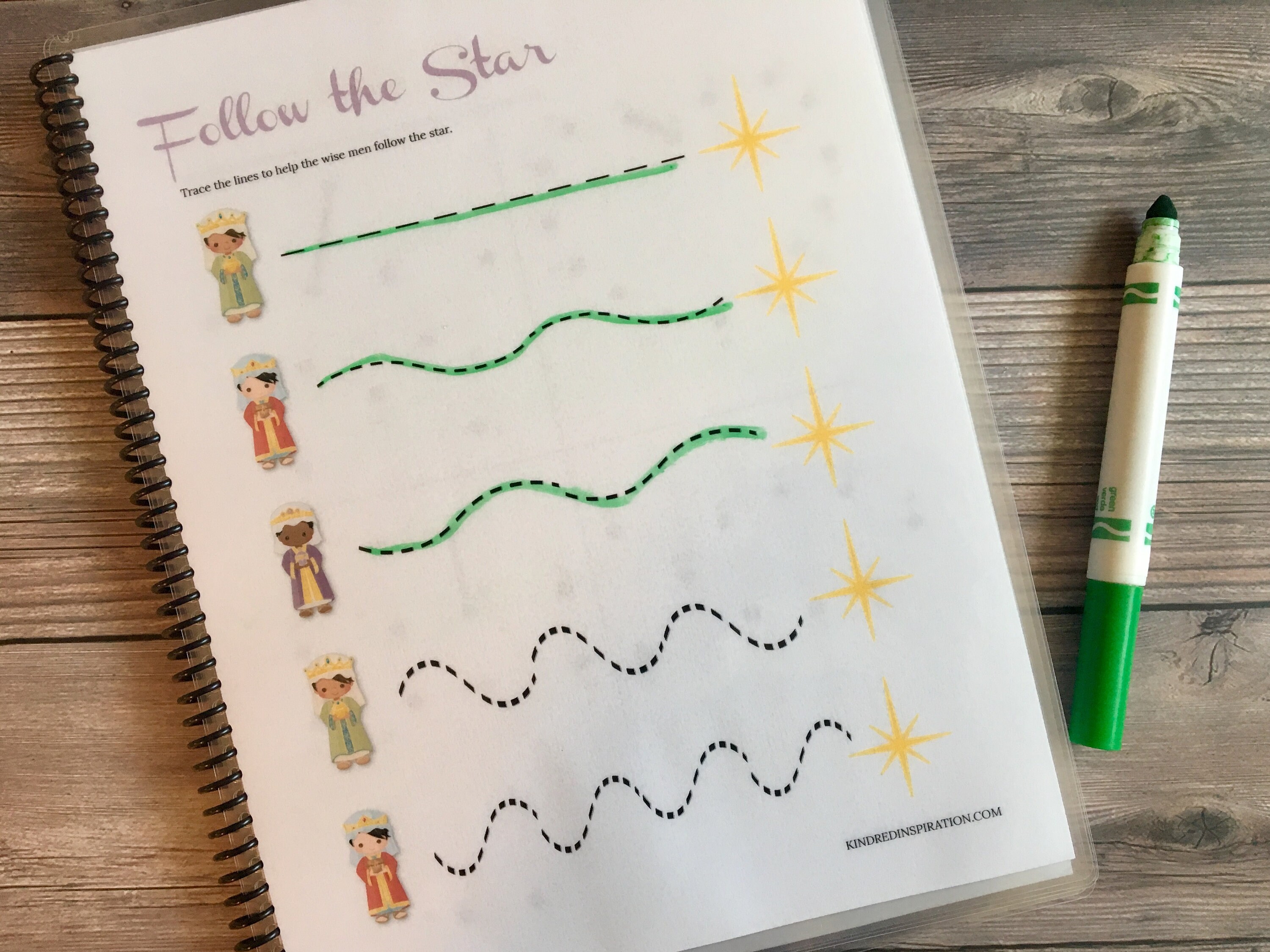 Printable Preschool Nativity Busy Book Christmas Learning - Etsy